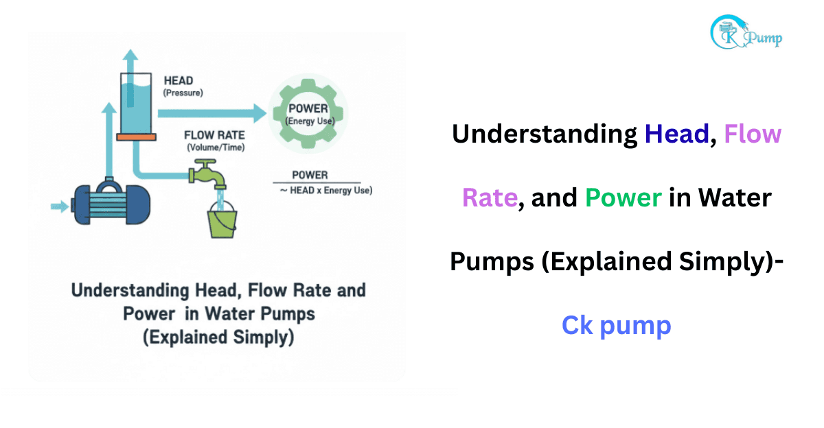 Head, Flow Rate & Power in Water Pumps Explained Simply | CK Pump